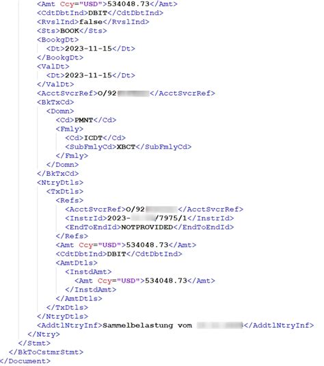 Camt 053 Automatic Matching Of Supplier Payment Ifs Community