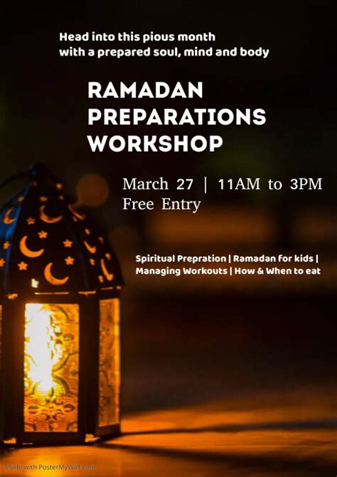 Ramdan Card Template Postermywall