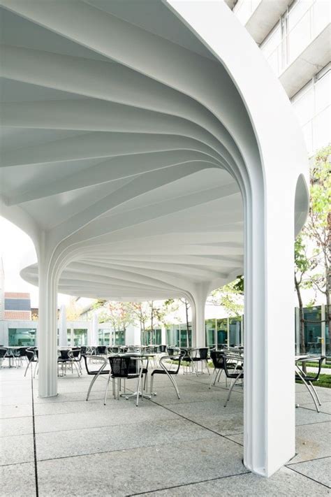 Leaf Structured Canopy Sam Architekten Und Partner Architecture Details Canopy Architecture