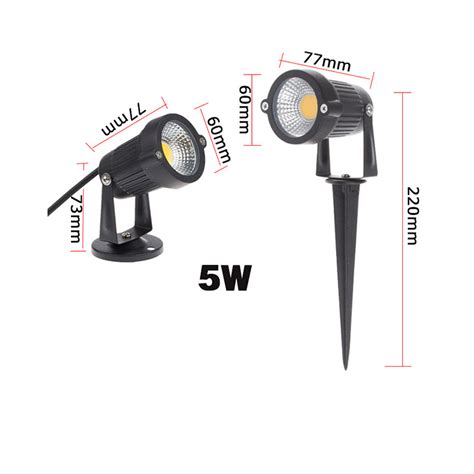 Badu Bg Външна Led градинска светлина за морава 5w 10w Ландшафтна лампа Spike Водоустойчива Ac85