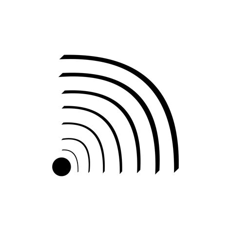 Wifi Signal Vector Icon On White Background 11508039 Vector Art At
