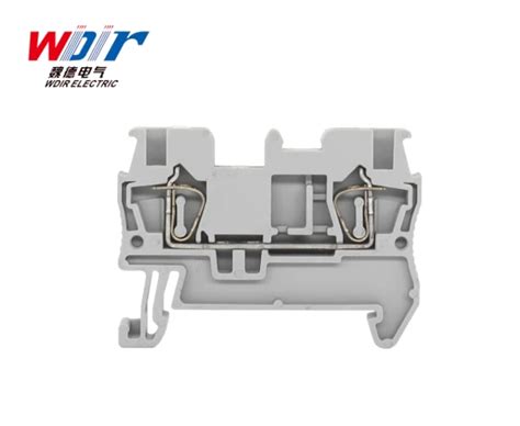 Din Rail Mounted Terminal Block Spring Terminal Block 2 5mm 2way Connector And Machinery Part