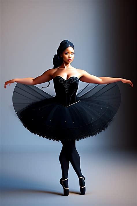 Lexica Ballerina Ballet Full Figured Dancing Ballerina In A Black Veil Goth Dress That Can