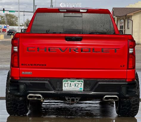 2021 Chevrolet Silverado 1500 With 20x12 44 Moto Metal Mo970 And 3312