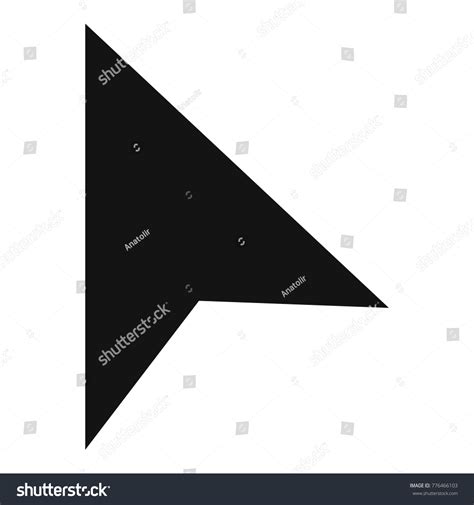Cursor Trendy Element Icon Simple Illustration Stock Vector Royalty Free 776466103 Shutterstock
