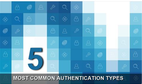 5 Common Authentication Types