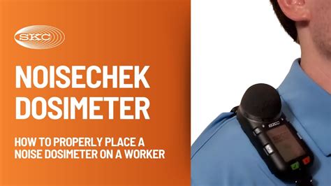 Noisechek Dosimeter How To Properly Place A Noise Dosimeter On A