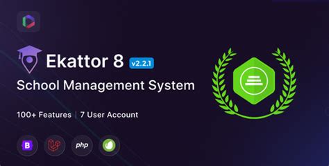 ekattor 8 v2 2 1 nulled school management system saas php script