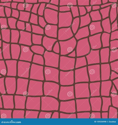 Crocodile Alligator Skin Pattern Design Vector Illustration 159336998