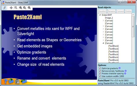 Convert Clipboard And Metafiles Into XAML For WPF Silverlight Or Windows Store Apps