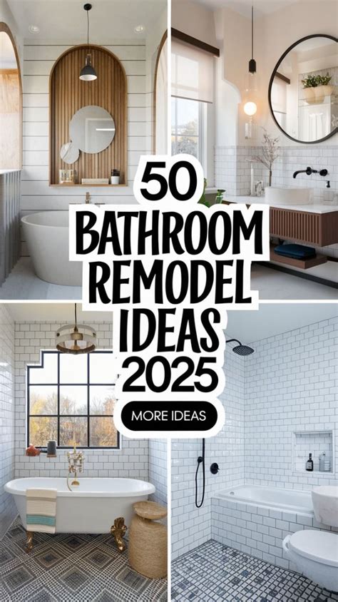 50 Bathroom Remodel Ideas For 2025 Modern Designs Classic Charm Innovative Features Modern