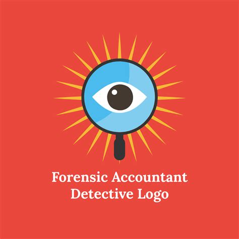 Free Forensic Accountant Detective Logo Template To Edit Online