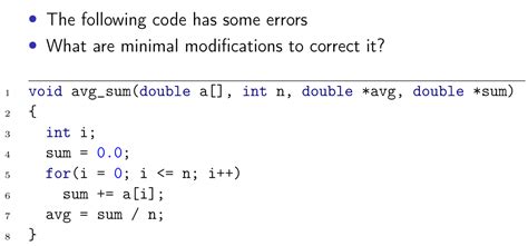 Solved • The Following Code Has Some Errors • What Are