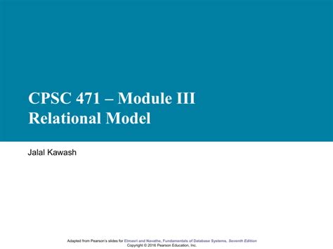 3 Relational Model