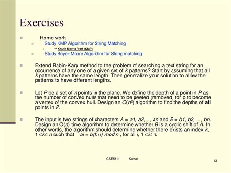 Ppt String Matching Algorithms Powerpoint Presentation Free Download Id351778