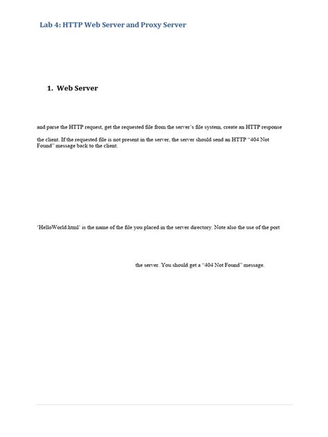 Lab 4 Socket Programming 1 Pdf World Wide Web Internet And Web