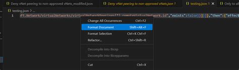 Virtual Infrastructure Tips Azure And Vmware Formatting Json Files
