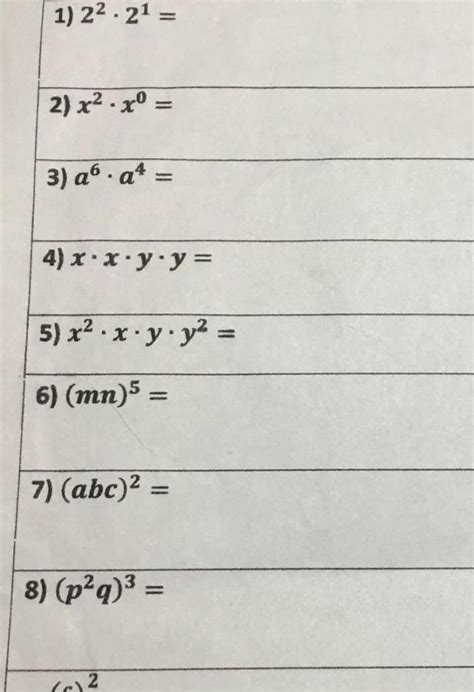 Free Math Simplify Each Expression Show Your Solution