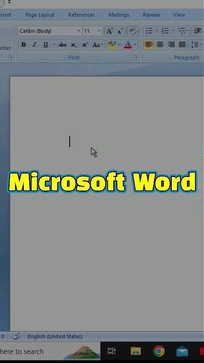 Secret Microsoft Word Trick Msword Shorts Youtube