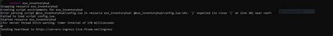 Error Parsing Script Expected To Close At Line 30 Esesx Cfx