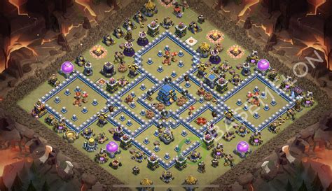 Town Hall 12 War Coc Base Layout 2026 With Copy Link • Th12 Anti