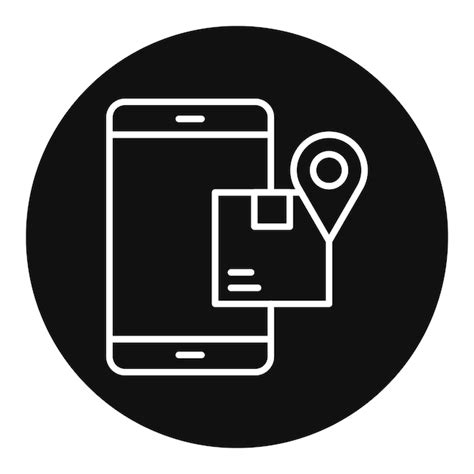 Premium Vector Mobile Shipment Tracking Vector Illustration