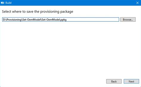 powershell script to ppkg osconfig