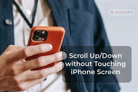 How To Scroll Up And Down Without Touching The IPhone Screen Iphone Screen Iphone Scroll