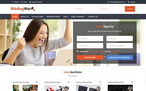 Php Auction Ecommerce Script Php Scripts Mall