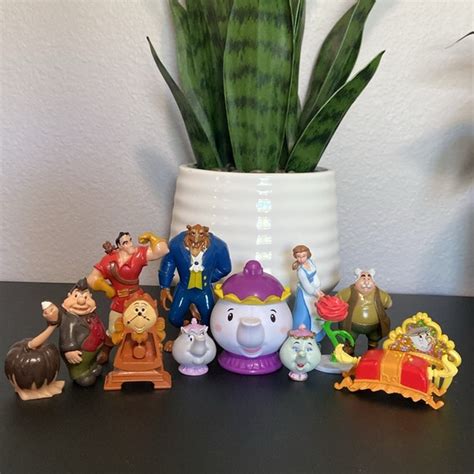 Disney Toys Disney Beauty And The Beast Figurine Set Poshmark