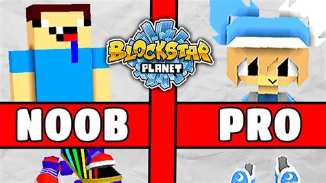 NOOB Vs PRO Na BlockStarPlanet YouTube
