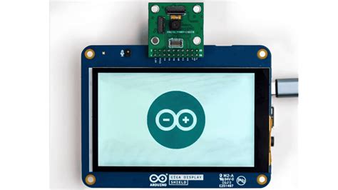 Camera Connected To The Giga Display Shield