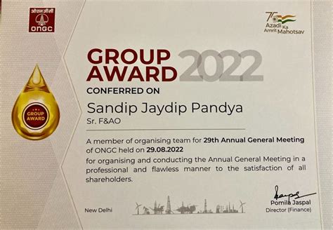 sandip pandya on linkedin achievement certification