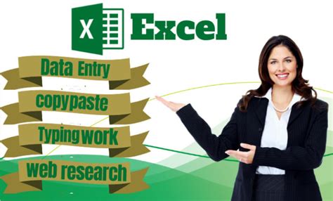 do excel data entry copy paste typing pdf to excel make graphs by
