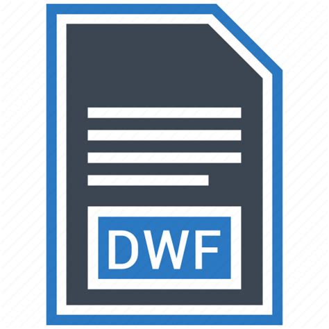 dwf extensiom file file format icon