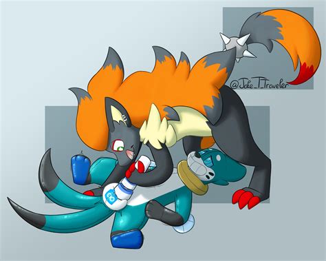 Rule 34 3 Fingers 3 Toes 69 Position Buizel Bulge Claws Cute