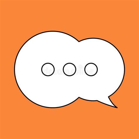 Chat Message Line Icon Set Speech Bubble Dialogue Chatting Box Message Box Talk Chat Thin