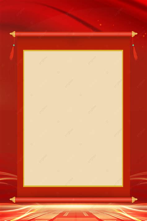 Red Scroll Program Background Wallpaper Image For Free Download Pngtree