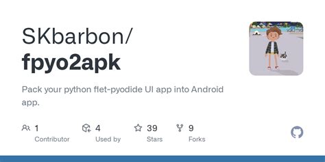 Github Skbarbonfpyo2apk Pack Your Python Flet Pyodide Ui App Into