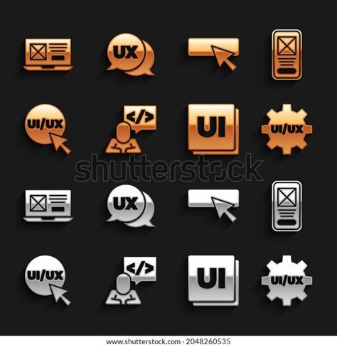 Set Front End Development Ui Ux Stock Vector Royalty Free 2048260535