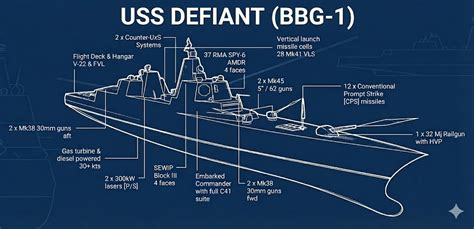 Trump Class Ships Uss Defiant Bbg 1 Battleship Specs