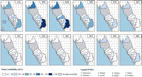 Monthly Based Maps Representing The Temporal Variability Of Water