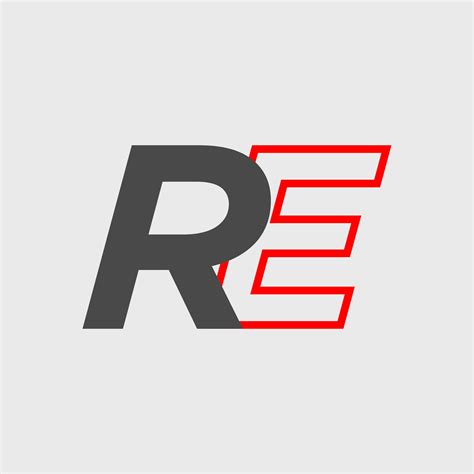 RE Brand Name Initial Letters Icon RE Monogram Vector Art At Vecteezy