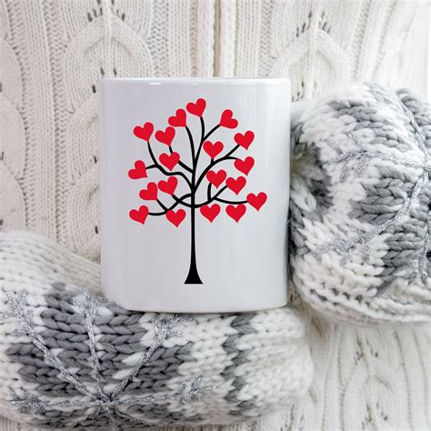 Heart Tree Dxf Love Heart Tree Svg Heart With Tree Dxf Svg Eps Png Files Laser Cut Plasma