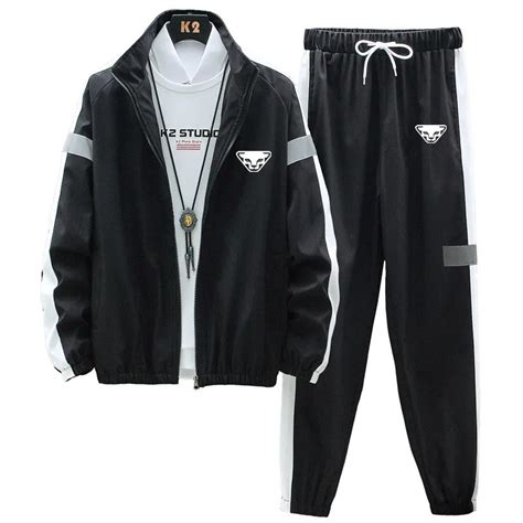 새로운 남성용 봄 가을 캐주얼 스포츠 정장 남성 가디건 큰 달리기 투피스 세트 Aliexpress
