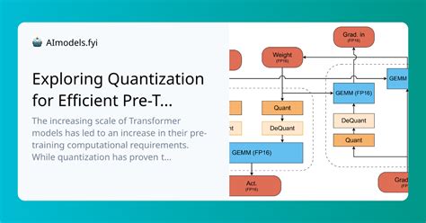 Exploring Quantization For Efficient Pre Training Of Transformer