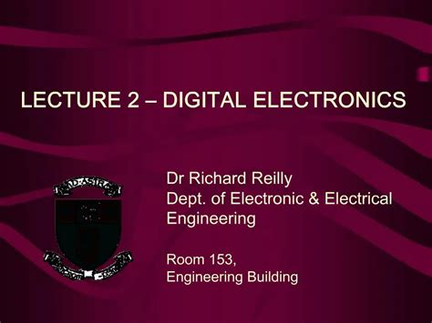 PPT LECTURE 2 DIGITAL ELECTRONICS PowerPoint Presentation Free Download ID 532543