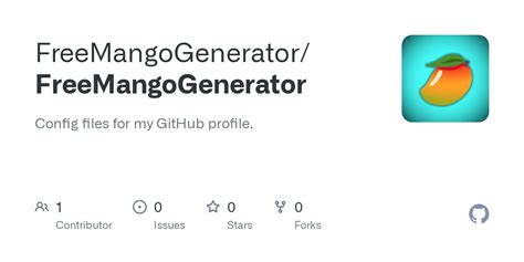 Github Freemangogeneratorfreemangogenerator Config Files For My Github Profile