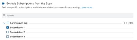 Configuring Scan Settings For Azure Database Zscaler