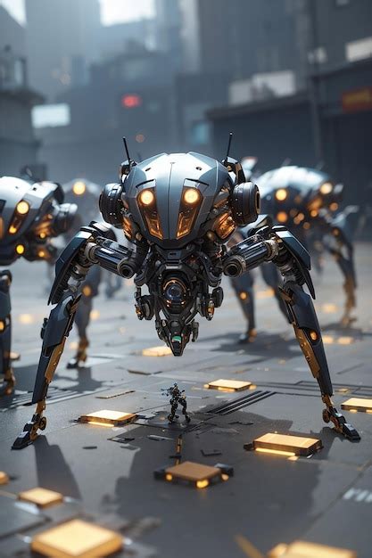 Premium Ai Image Nanobot Swarm Manipulator A Futuristic Superhuman Mastering The Art Of